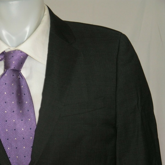 Hugo Boss | Suits & Blazers | Hugo Boss Red Label Aerin5 Solid Gray Two ...